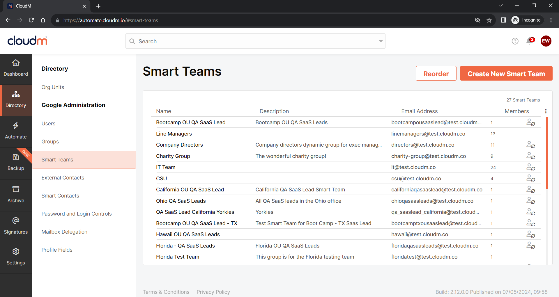 Smart Teams – CloudM