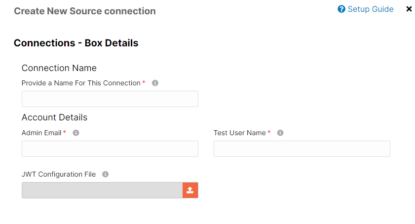 Box - Source Connection Setup – CloudM