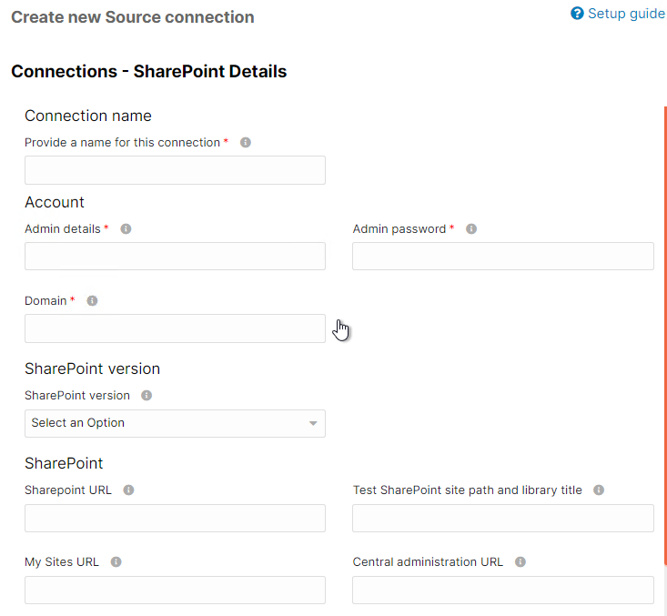 SharePoint - Source Connection Setup – CloudM