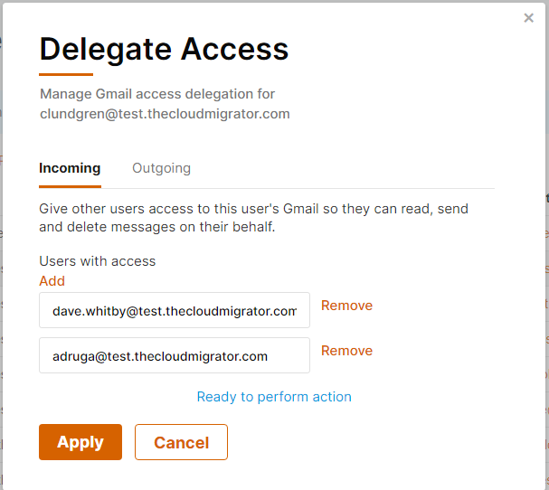 Delegation – CloudM